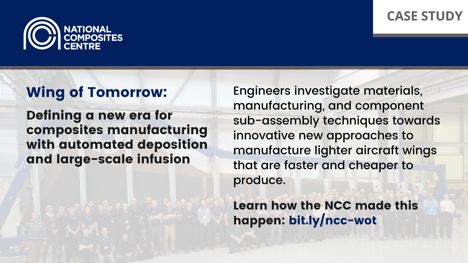 Wing of Tomorrow: Defining a new era for composites manufacturing with ...
